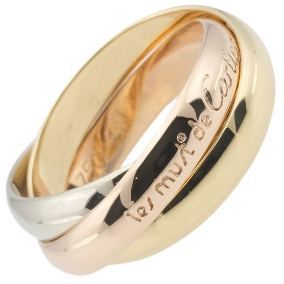 Cartier | Jewelry | Cartier Trinity K8 Gold Ygwgpg Womens Ring | Poshmark